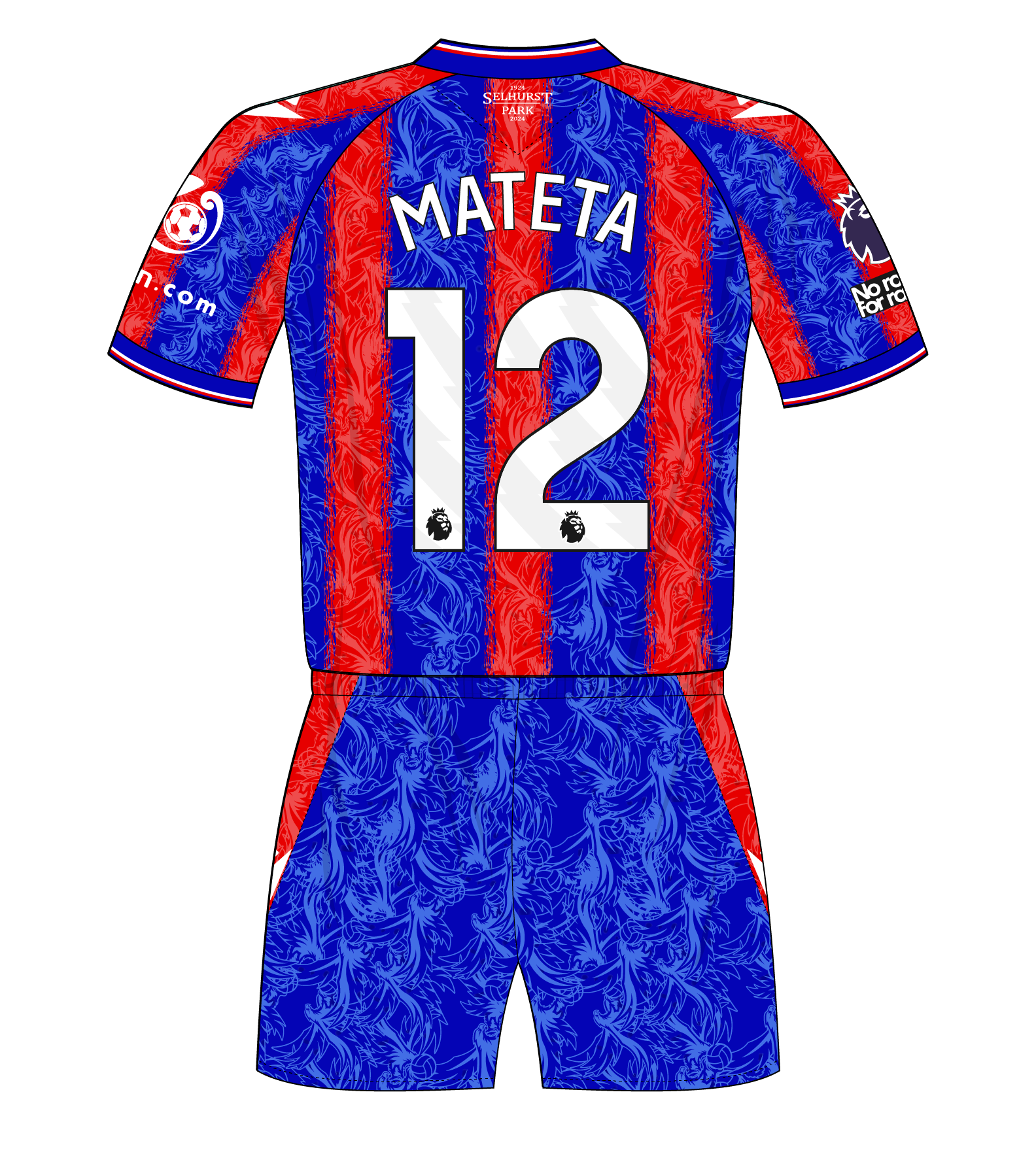 Crystal-Palace-2024-2025-home-number-12-Mateta – Museum of Jerseys