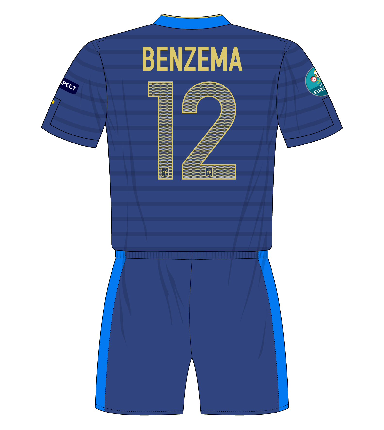 France-2012-Euro-home-number-12-Benzema – Museum of Jerseys