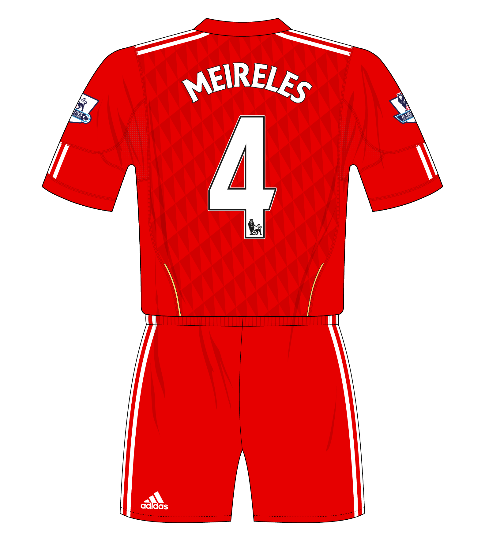 Liverpool-2010-2011-home-number-4-Meireles – Museum of Jerseys