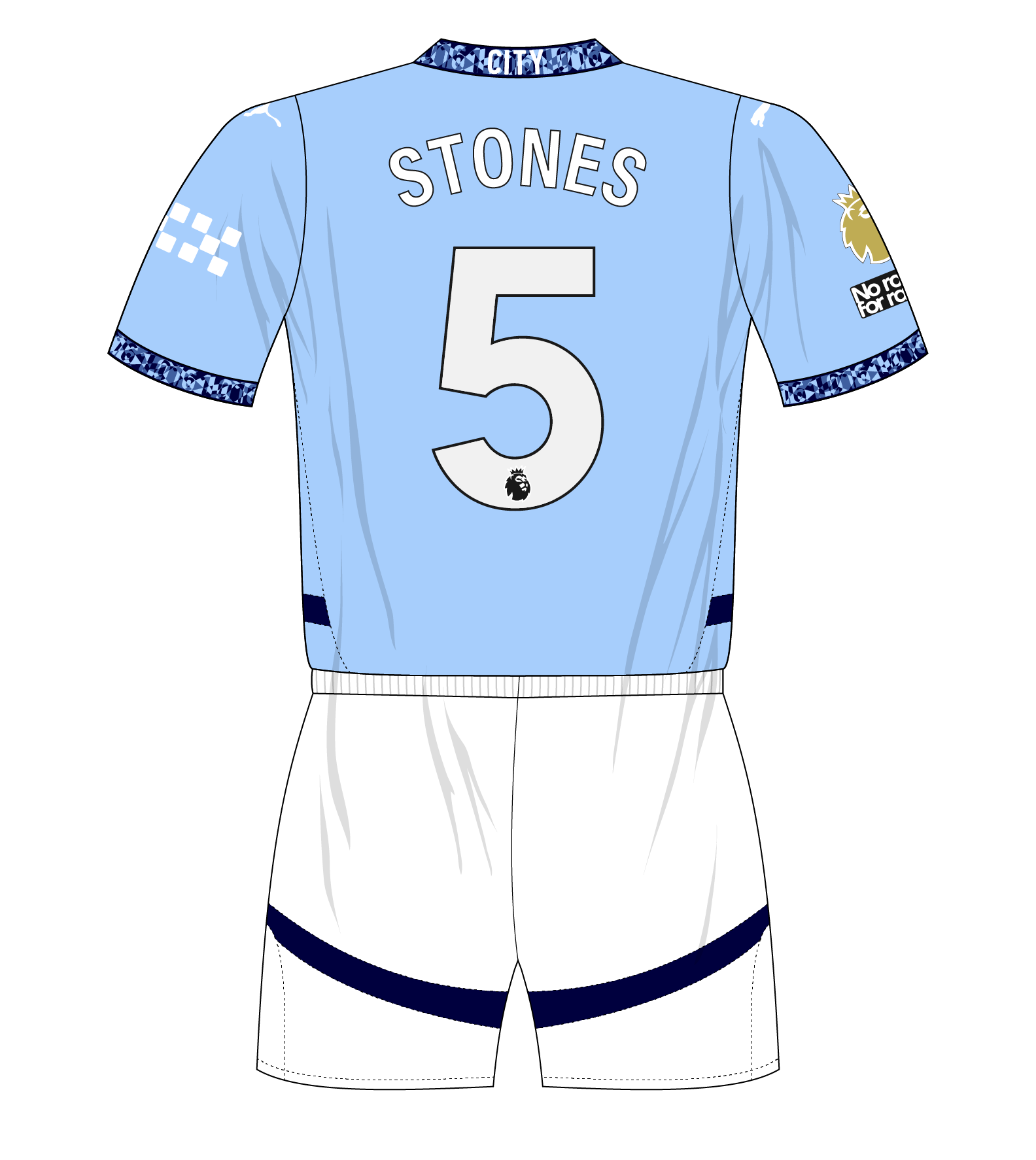 Manchester-City-2024-2025-home-number-5-Stones – Museum of Jerseys