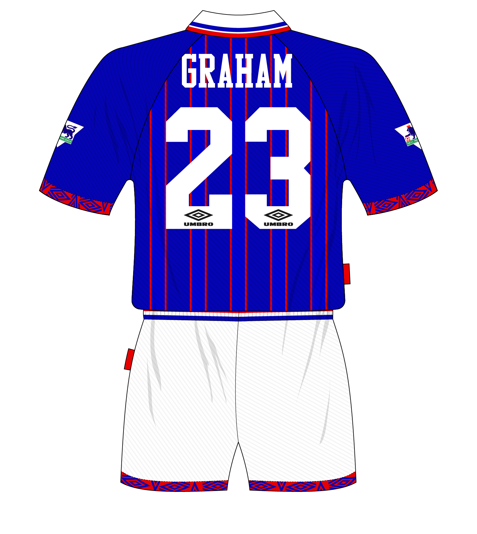 Oldham-Athletic-1993-1994-home-number-23-Graham – Museum of Jerseys