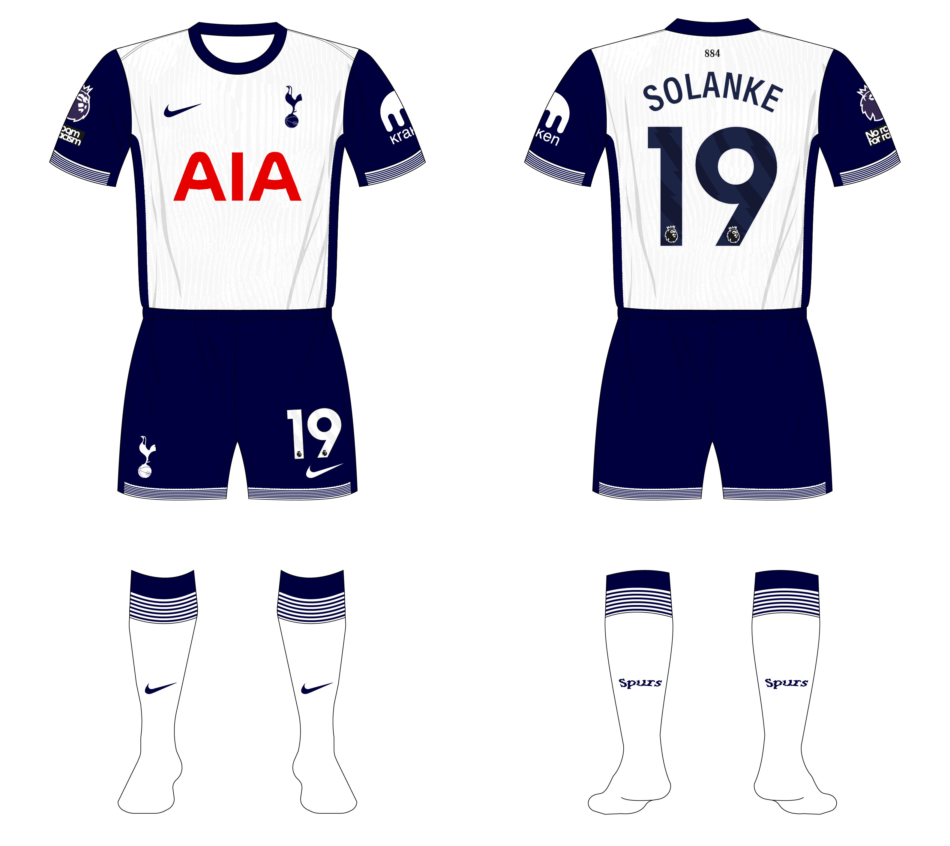 Tottenham-Hotspur-2024-2025-Nike-home-2 – Museum of Jerseys