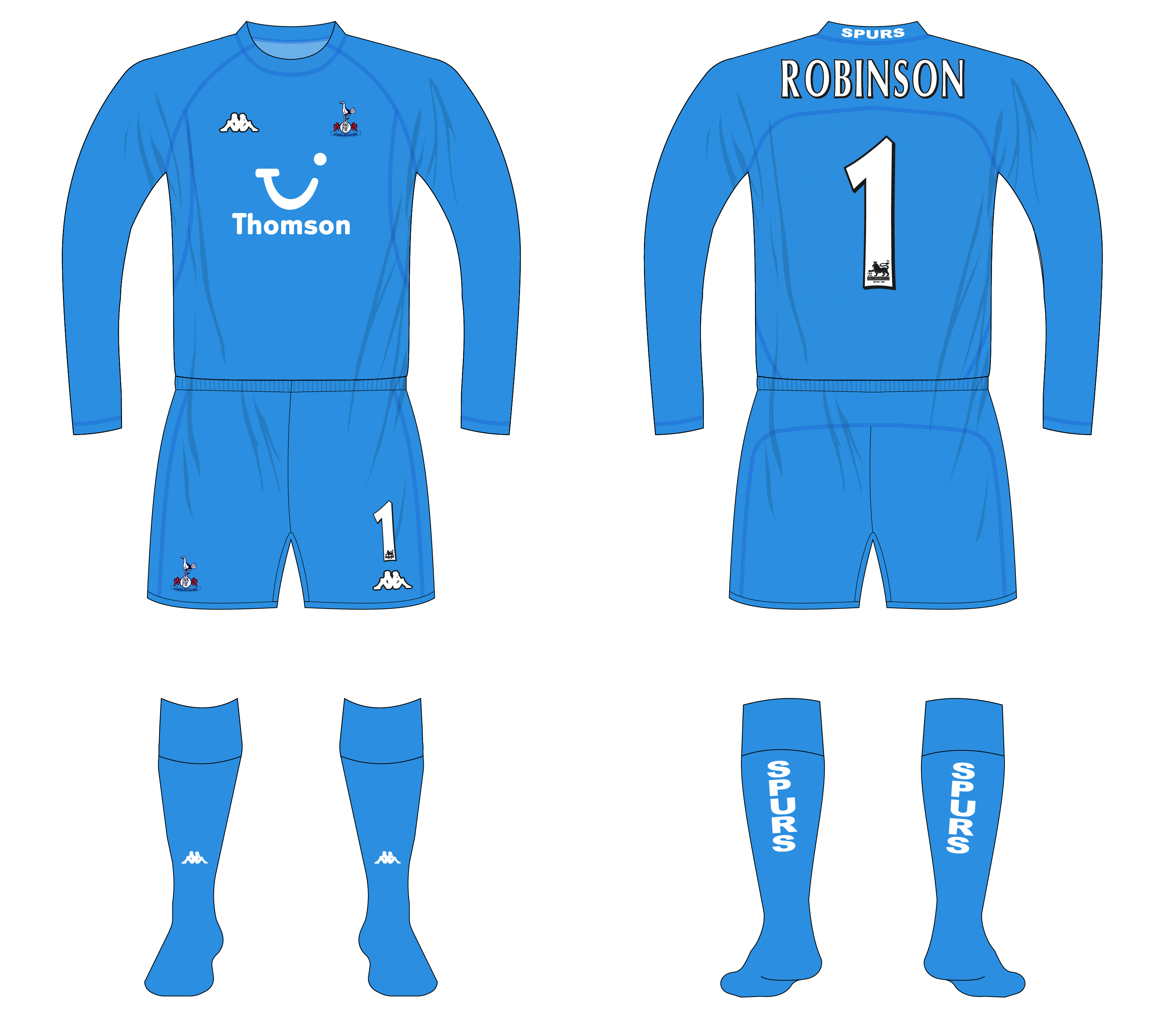 Tottenham-Hotspur-Spurs-2004-2005-Kappa-goalkeeper-blue – Museum of Jerseys