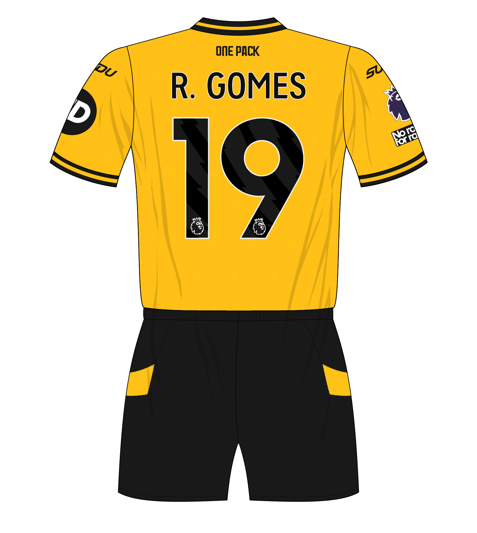 Wolves-2024-2025-home-number-19-Rodrigo-Gomes – Museum of Jerseys