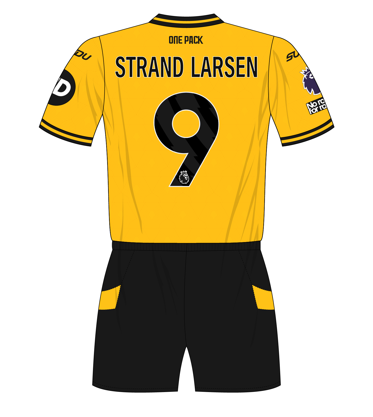 Wolves-2024-2025-home-number-9-Strand-Larsen – Museum of Jerseys