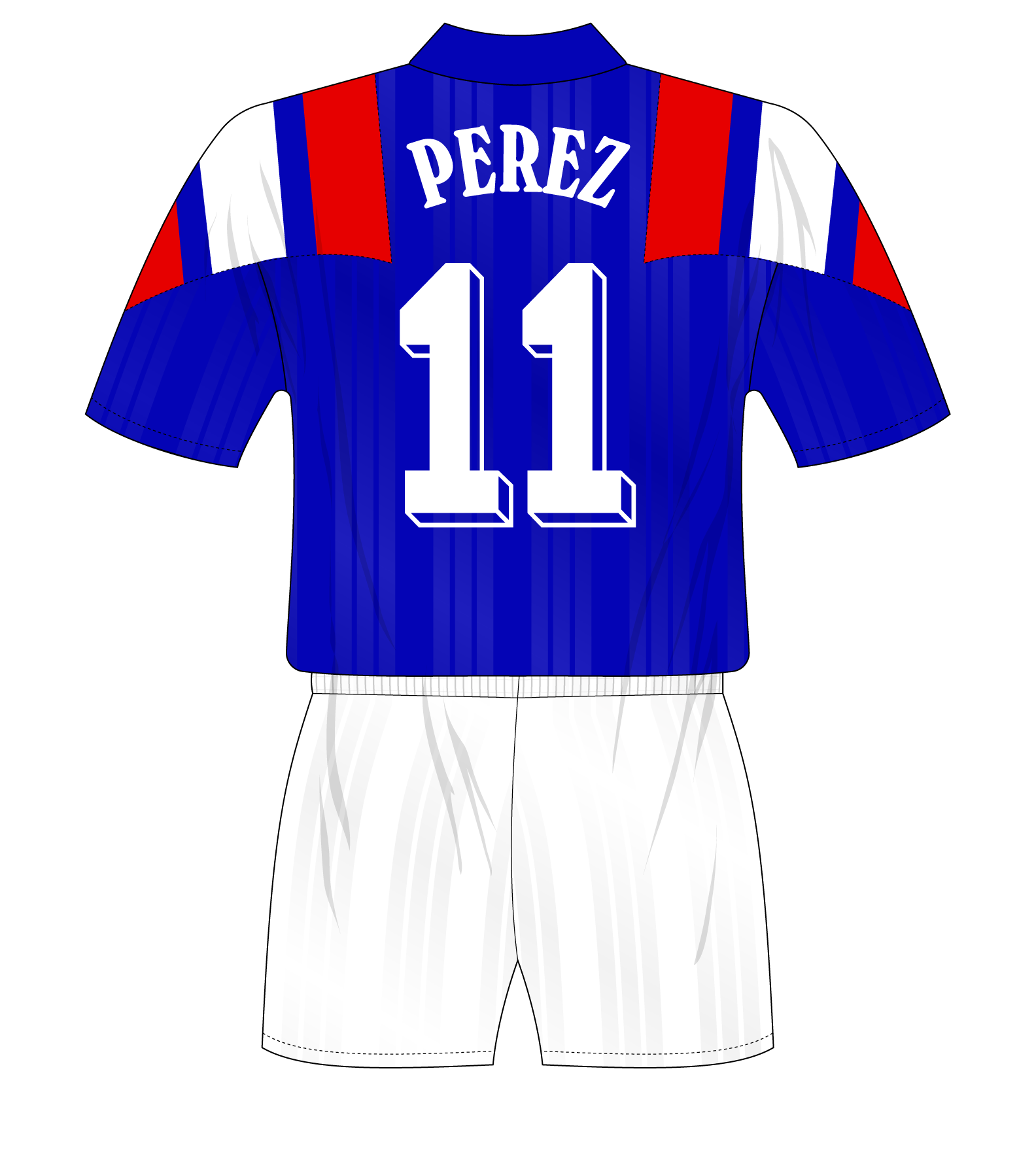 France-1992-Euro-home-number-11-Perez – Museum of Jerseys