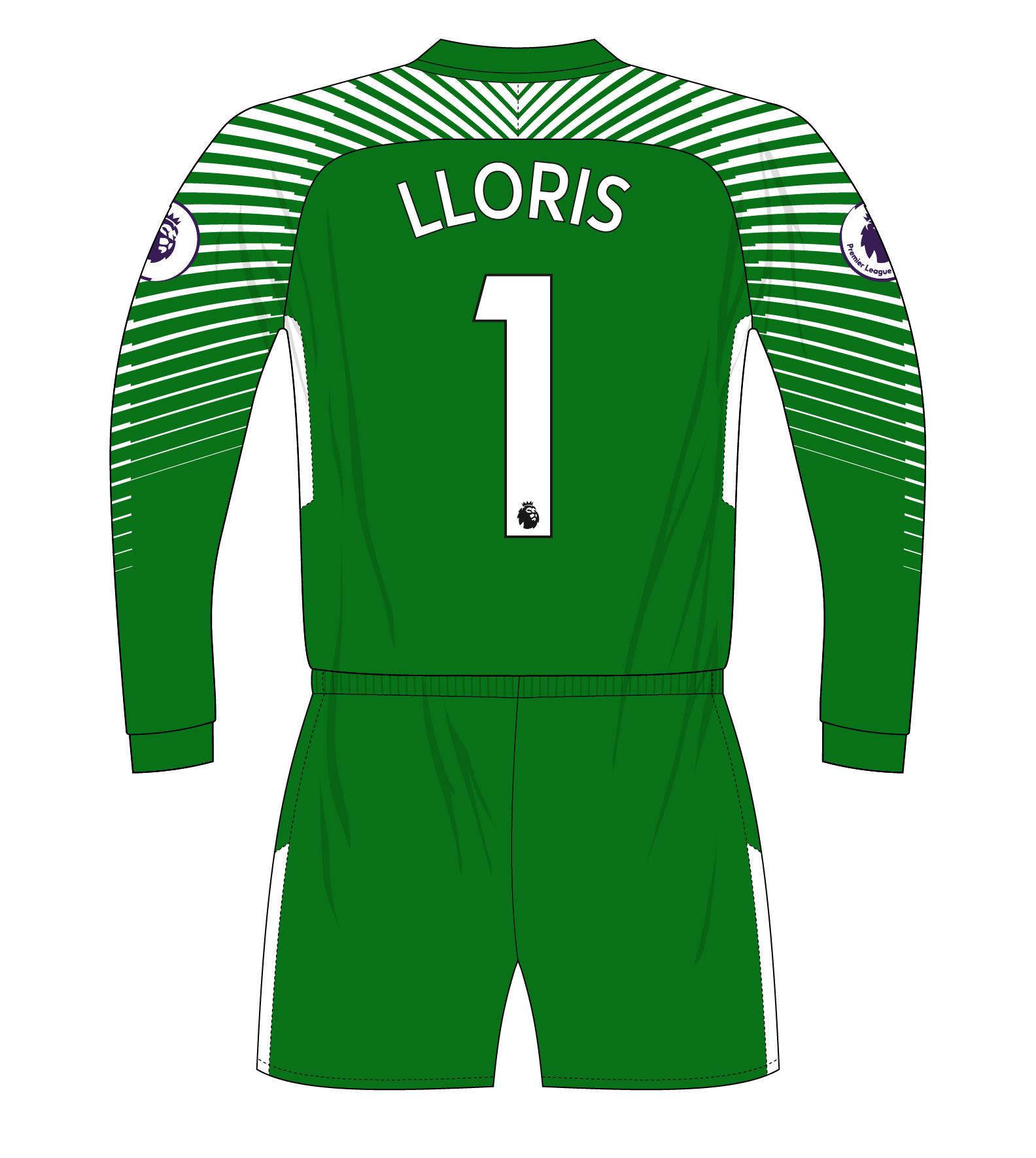 Tottenham-Hotspur-Spurs-2017-2018-home-number-1-Lloris – Museum of Jerseys