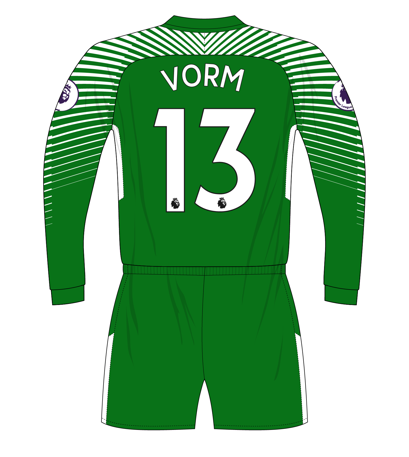 Tottenham-Hotspur-Spurs-2017-2018-home-number-13-Vorm – Museum of Jerseys