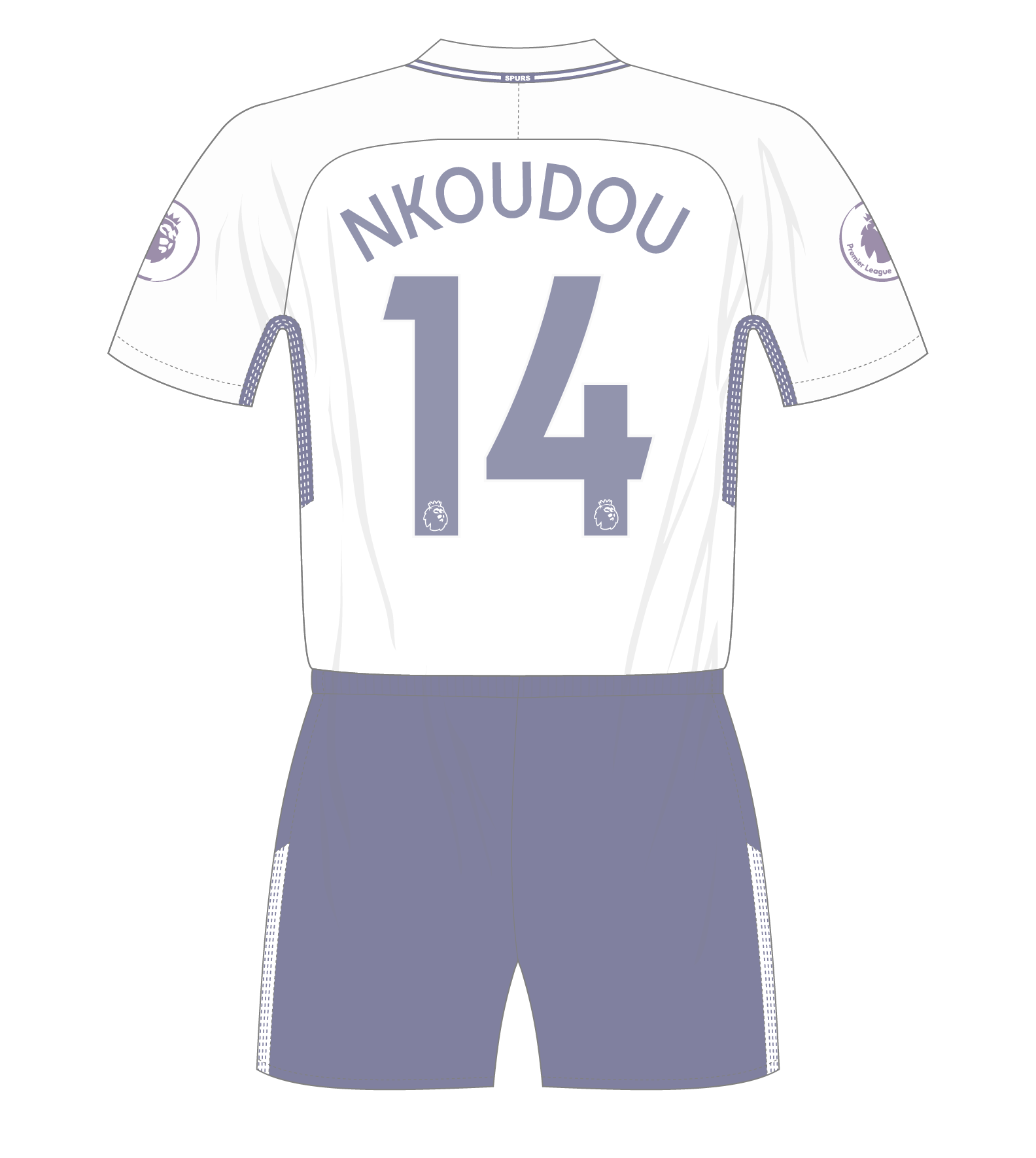 Tottenham-Hotspur-Spurs-2017-2018-home-number-14-Ndoukou – Museum of ...