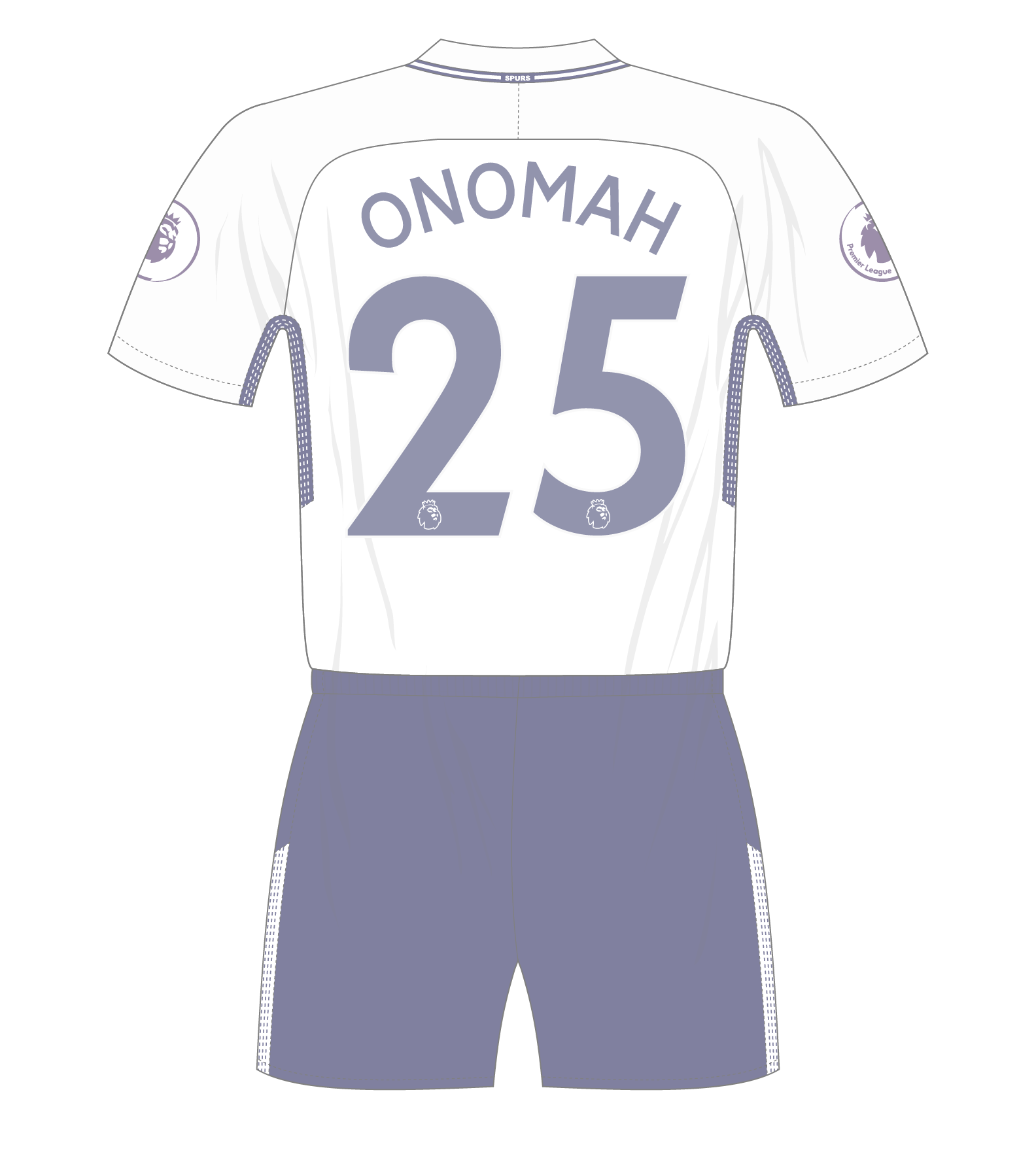 Tottenham-Hotspur-Spurs-2017-2018-home-number-25-Onomah – Museum of Jerseys