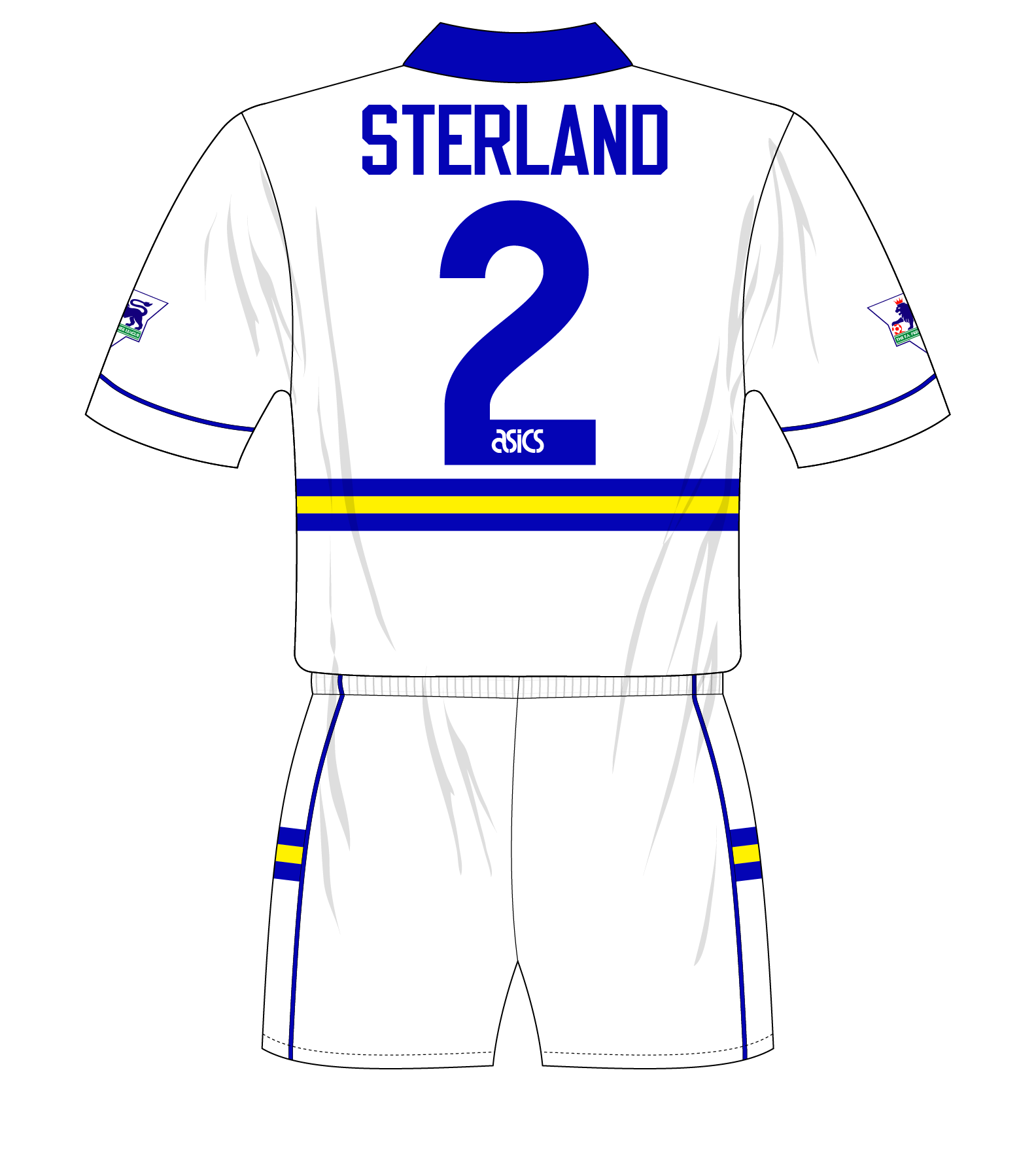 Leeds-United-1993-1994-home-number-2-Sterland – Museum of Jerseys