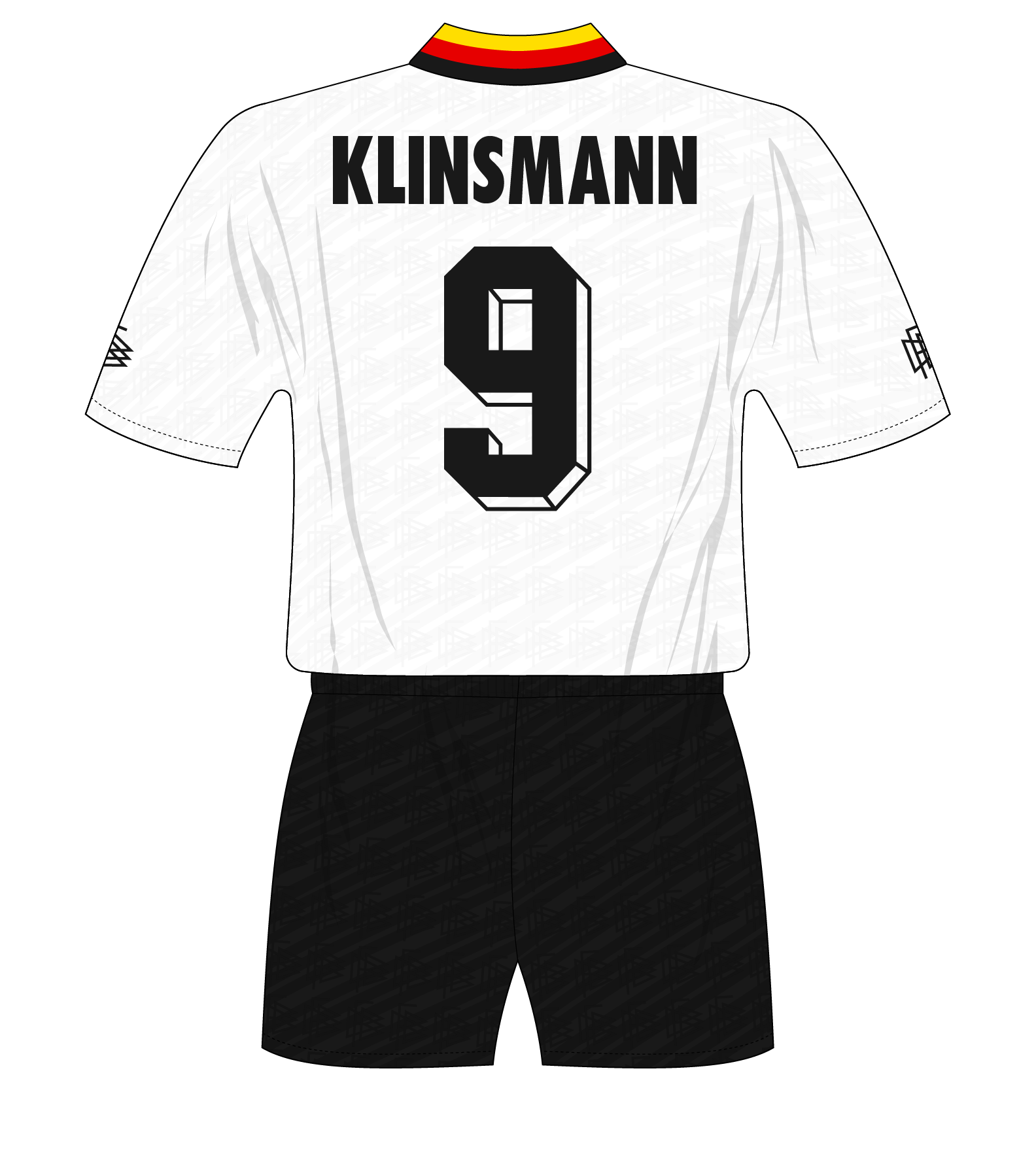 Germany-1994-World-Cup-home-number-9-Klinsmann – Museum of Jerseys