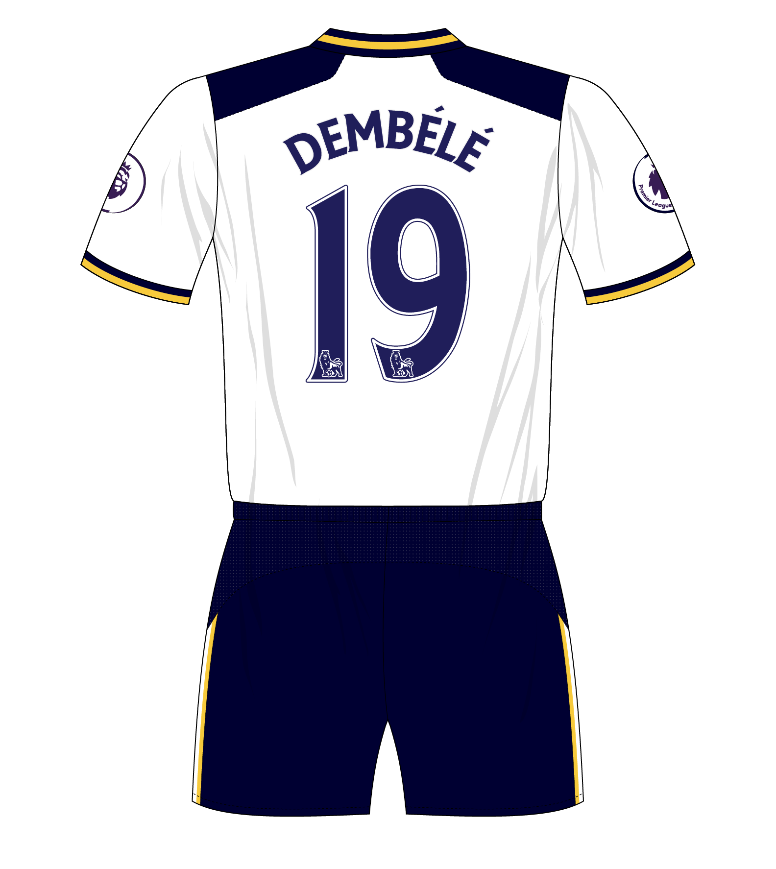 Tottenham-Hotspur-Spurs-2016-2017-home-number-19-Dembélé – Museum of ...