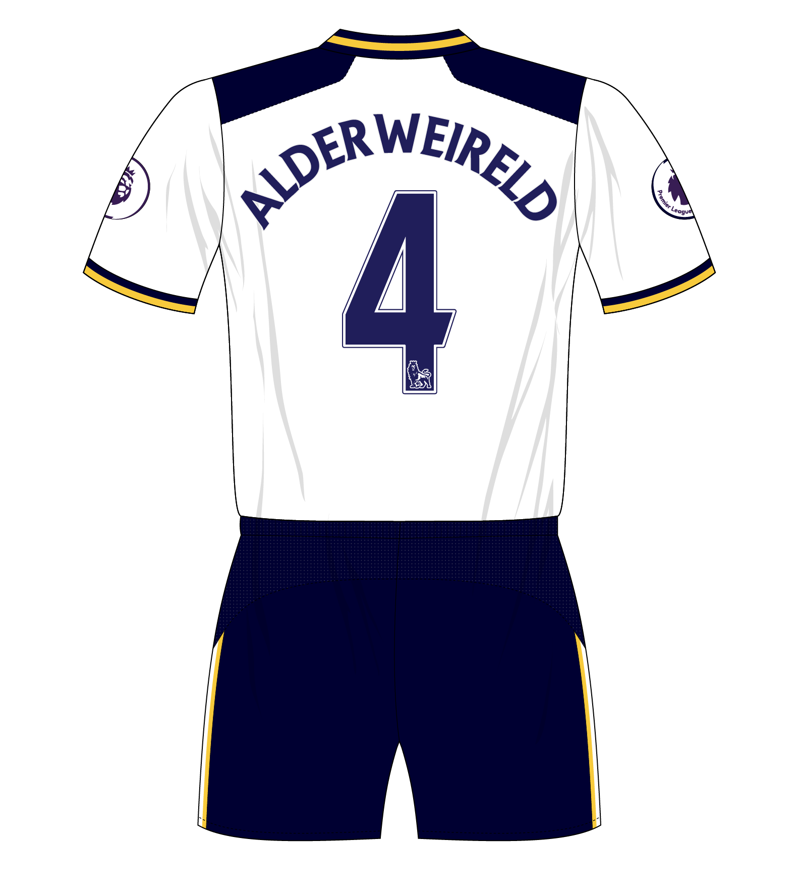 Tottenham-Hotspur-Spurs-2016-2017-home-number-4-Alderweireld – Museum ...