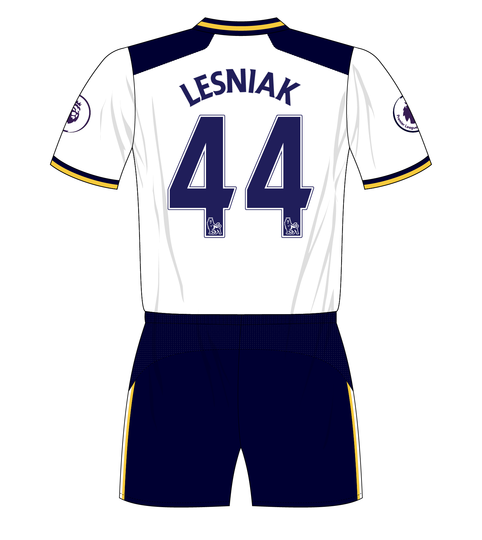 Tottenham-Hotspur-Spurs-2016-2017-home-number-44-Lesniak – Museum of ...