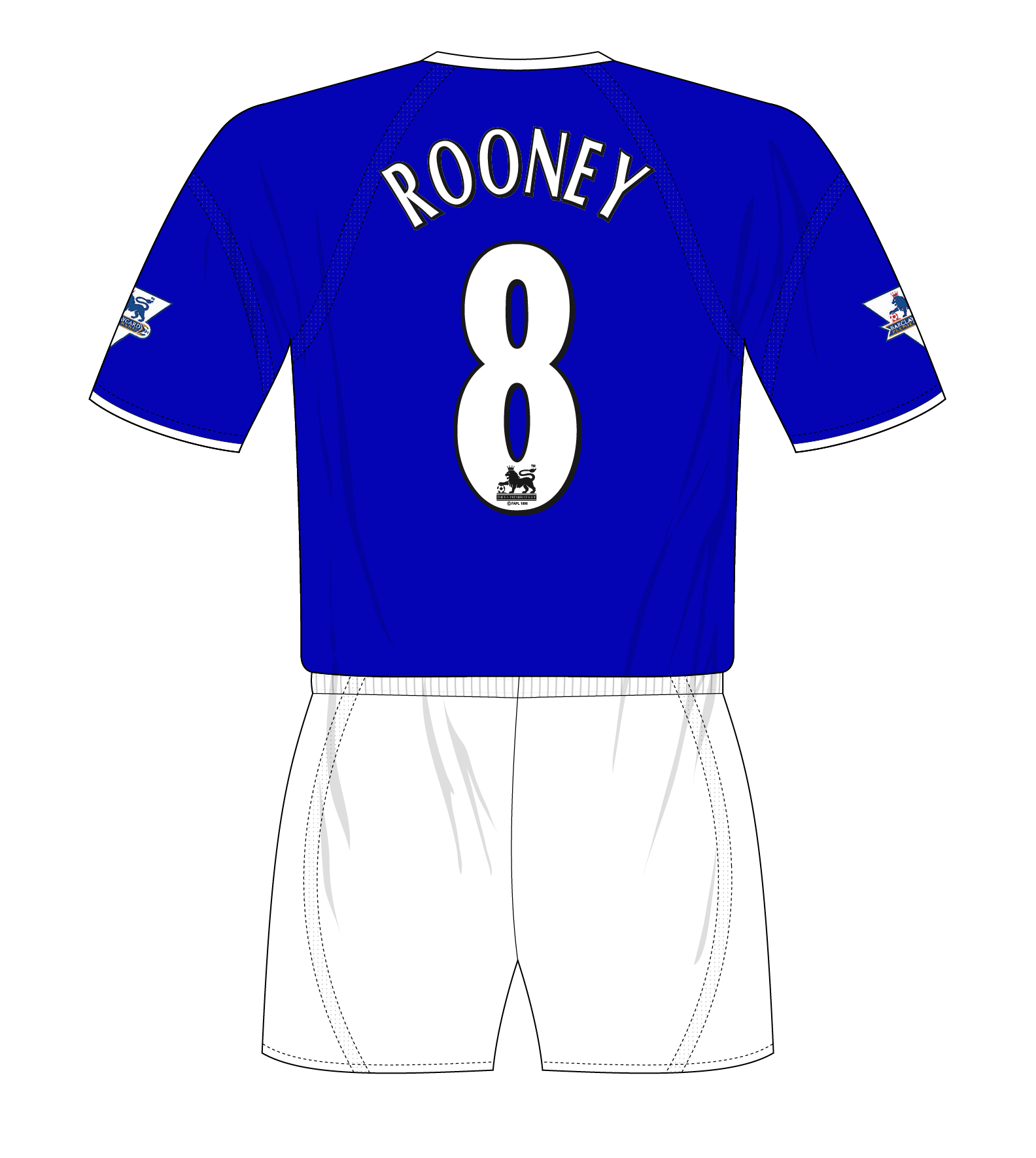 Everton-2003-2004-home-number-8-Rooney – Museum of Jerseys
