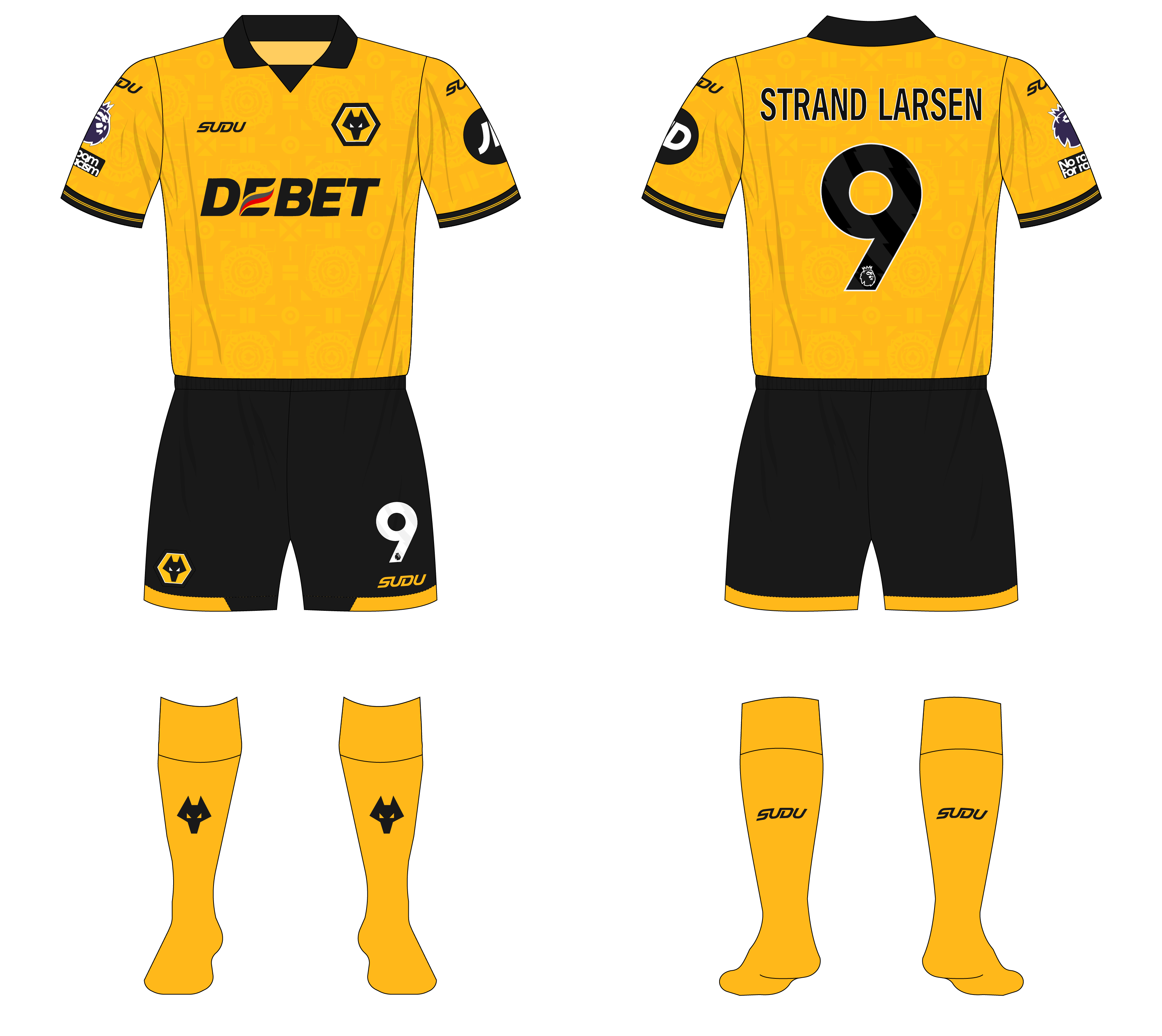 Wolverhampton-Wanderers-Wolves-2025-2026-Sudu-home – Museum of Jerseys