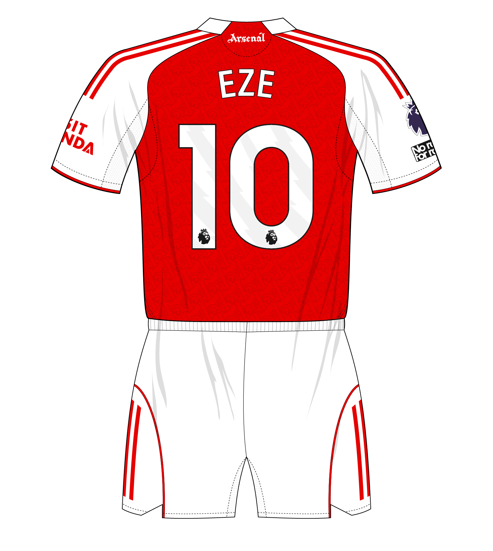 Arsenal-2025-2026-home-number-10-Eze – Museum of Jerseys