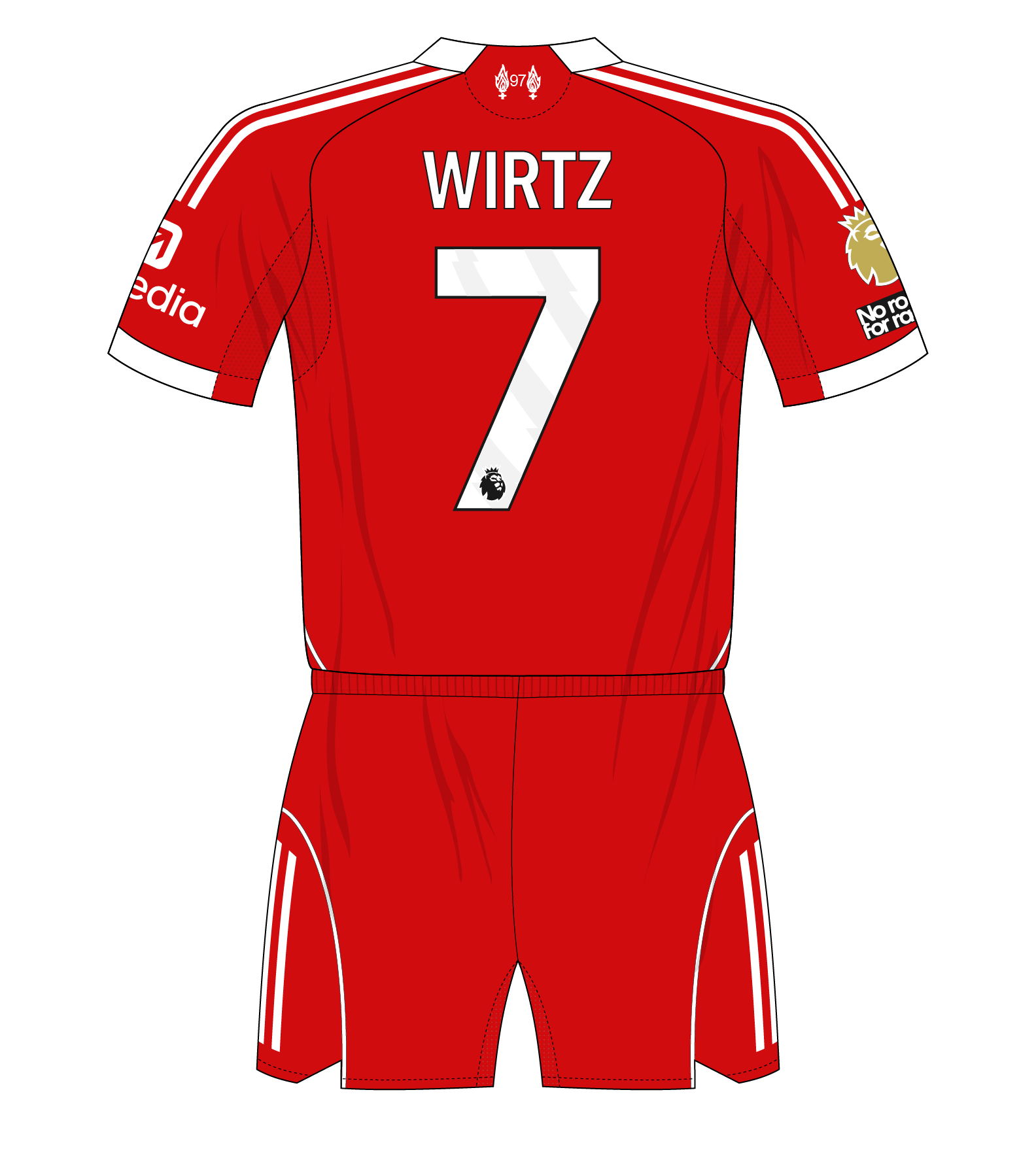 Liverpool-2025-2026-adidas-home-number-7-Wirtz – Museum of Jerseys