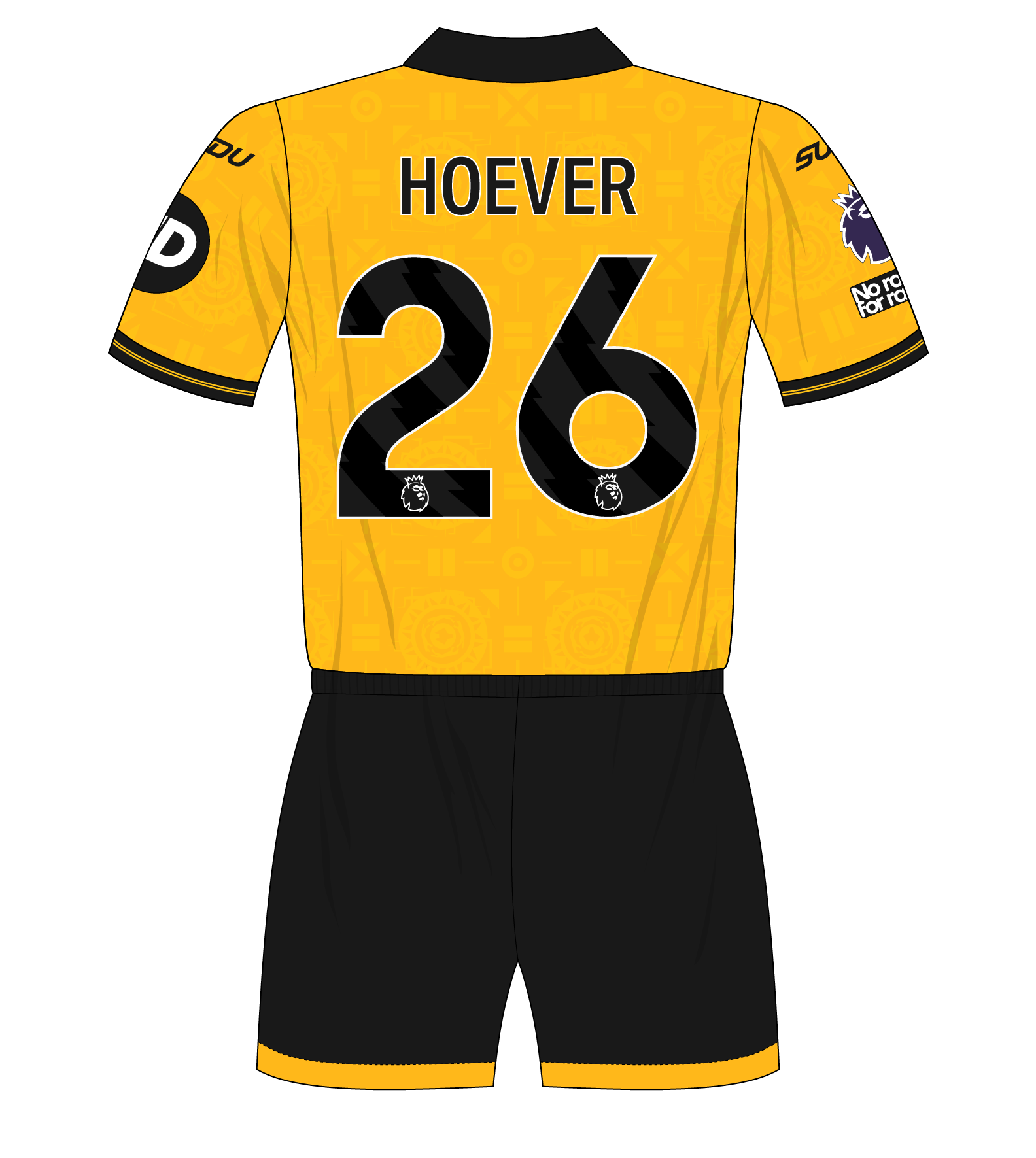 Wolverhampton-Wanderers-Wolves-2025-2026-home-number-26-Hoever – Museum of Jerseys