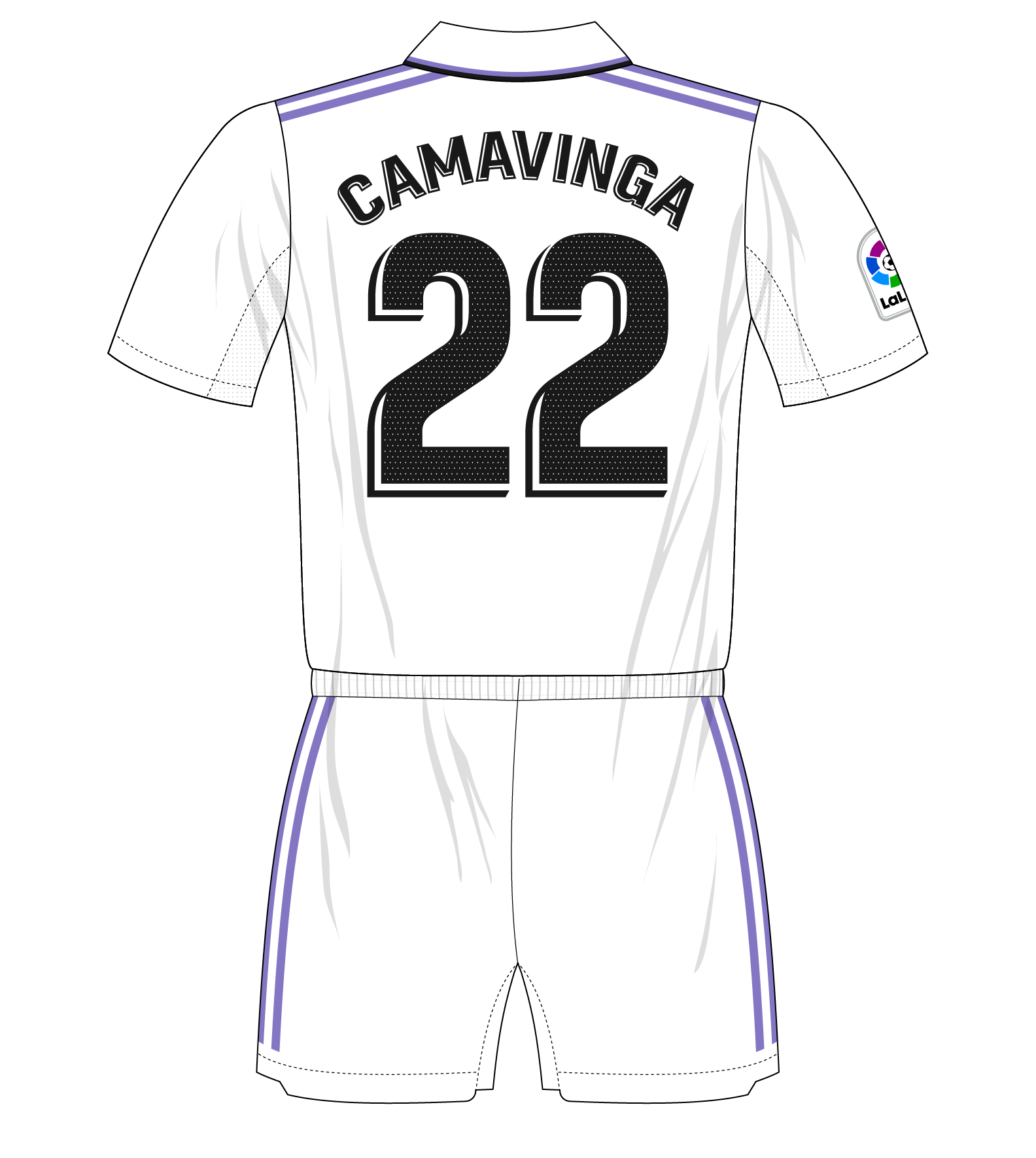 Real-Madrid-2022-2023-home-number-22-Camavinga_Number – Museum of Jerseys