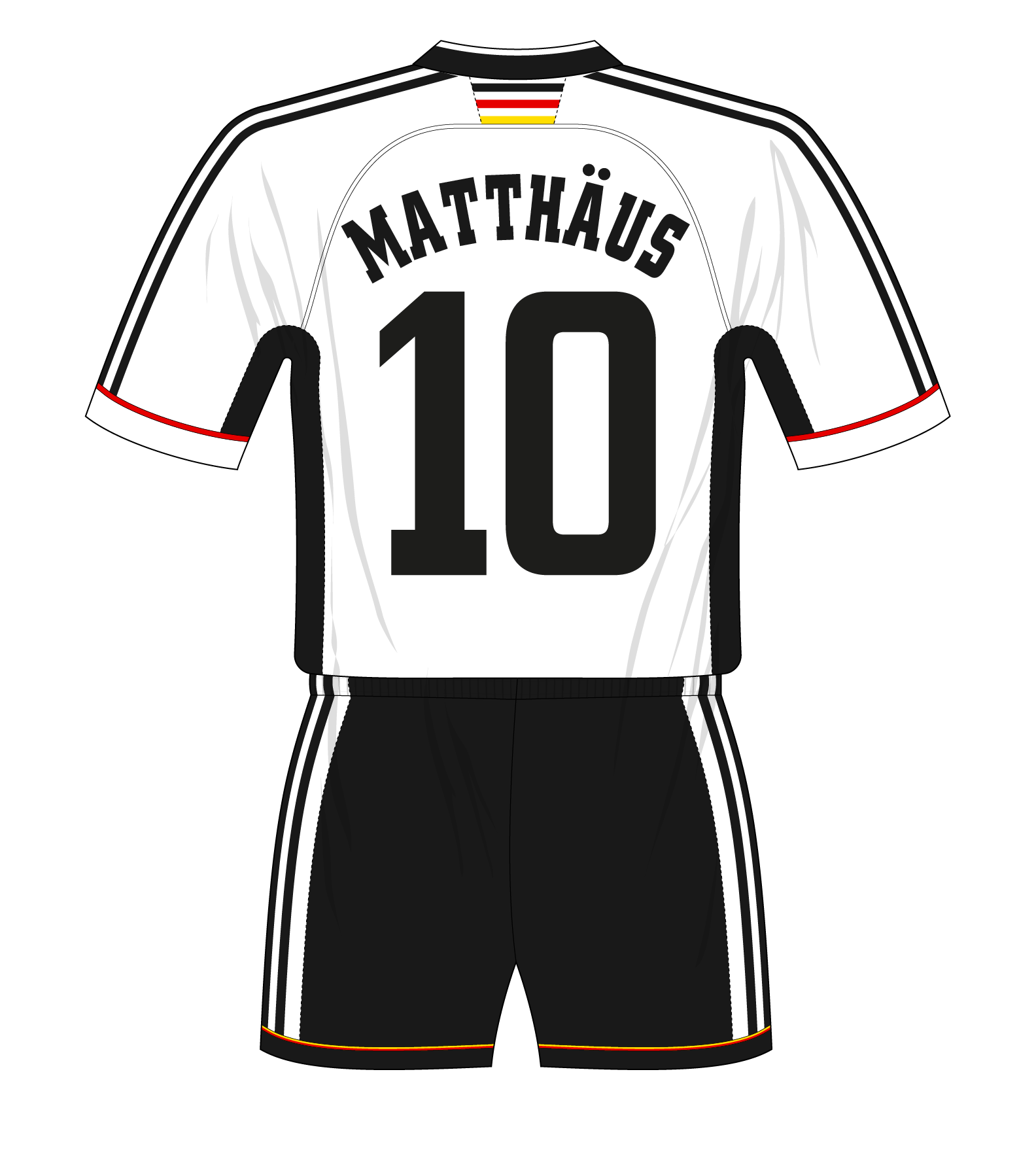 Germany-1998-World-Cup-home-number-10-Matthaus – Museum of Jerseys