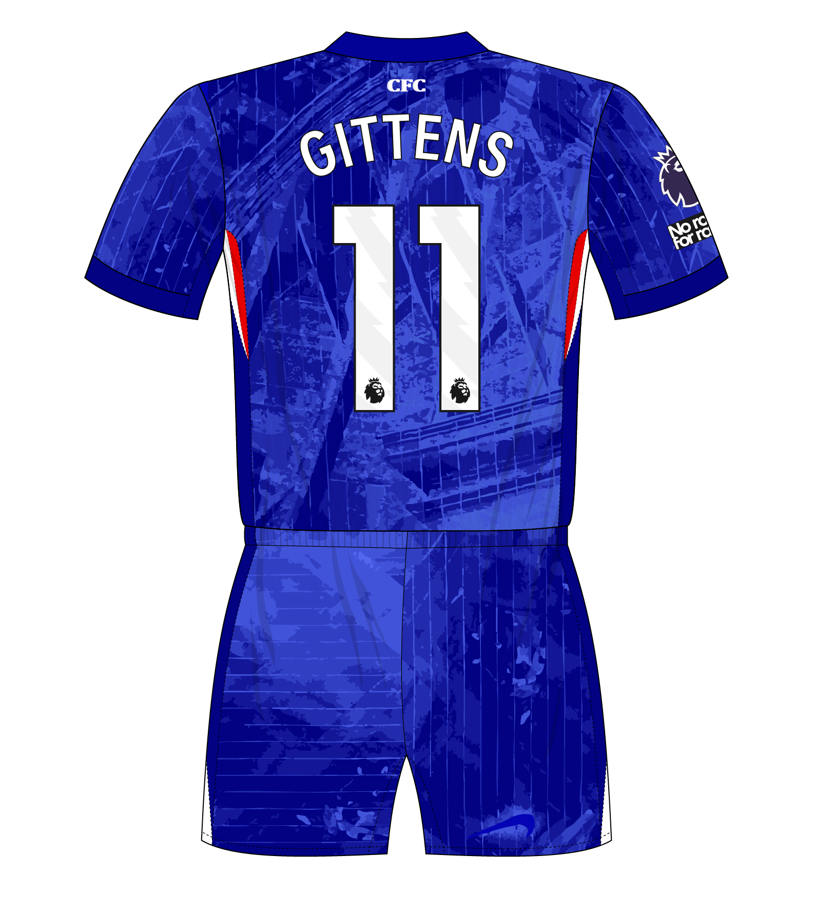 Chelsea-2025-2026-home-number-11-Gittens – Museum of Jerseys