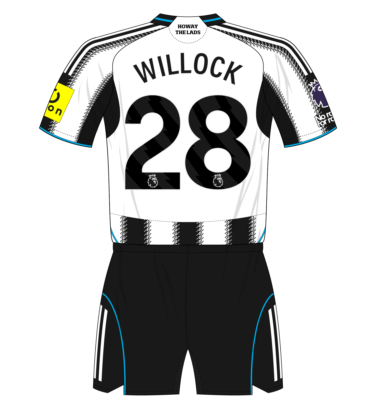 Newcastle-United-2025-2026-home-number-28-Willock – Museum of Jerseys