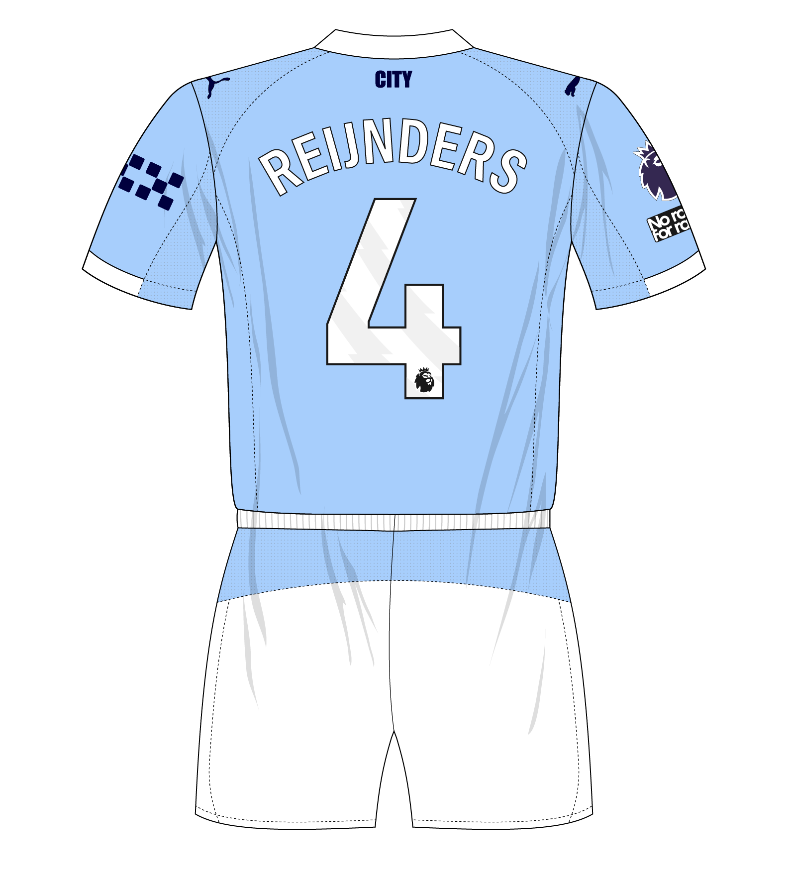 Manchester-City-2025-2026-home-number-4-Reijnders – Museum of Jerseys